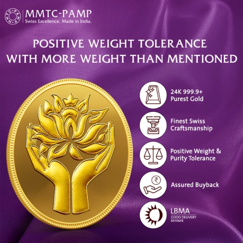 MMTC PAMP 4g Gold Coin Price Today | Best Rate Kolkata - avigyanjewel.in